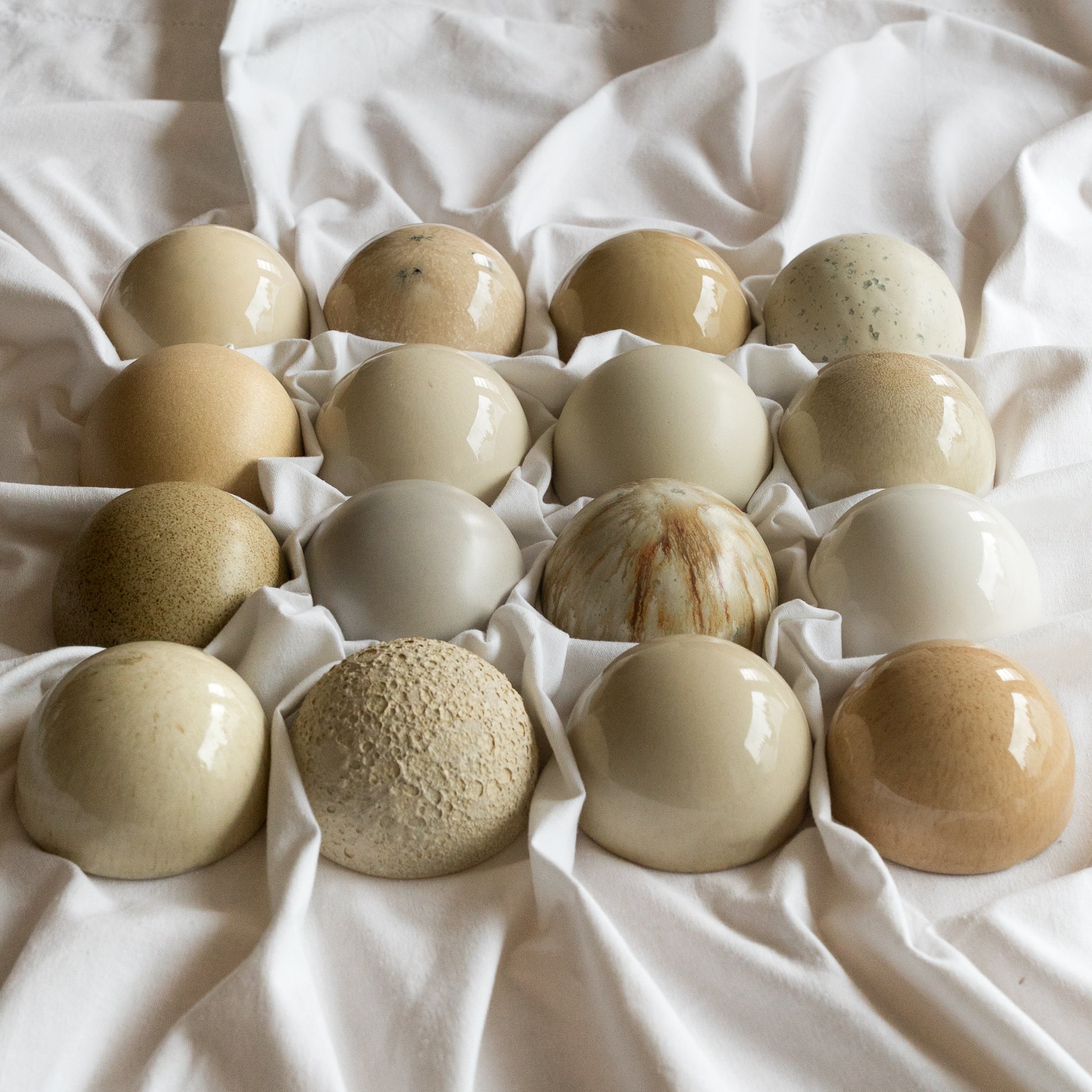 Ceramic Dome Neutral Set (16) – Sam Mayell Ceramics